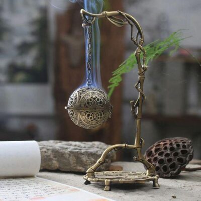 Cool Smoke Hanging Ball Chinese Dragon Incense Burner Holder