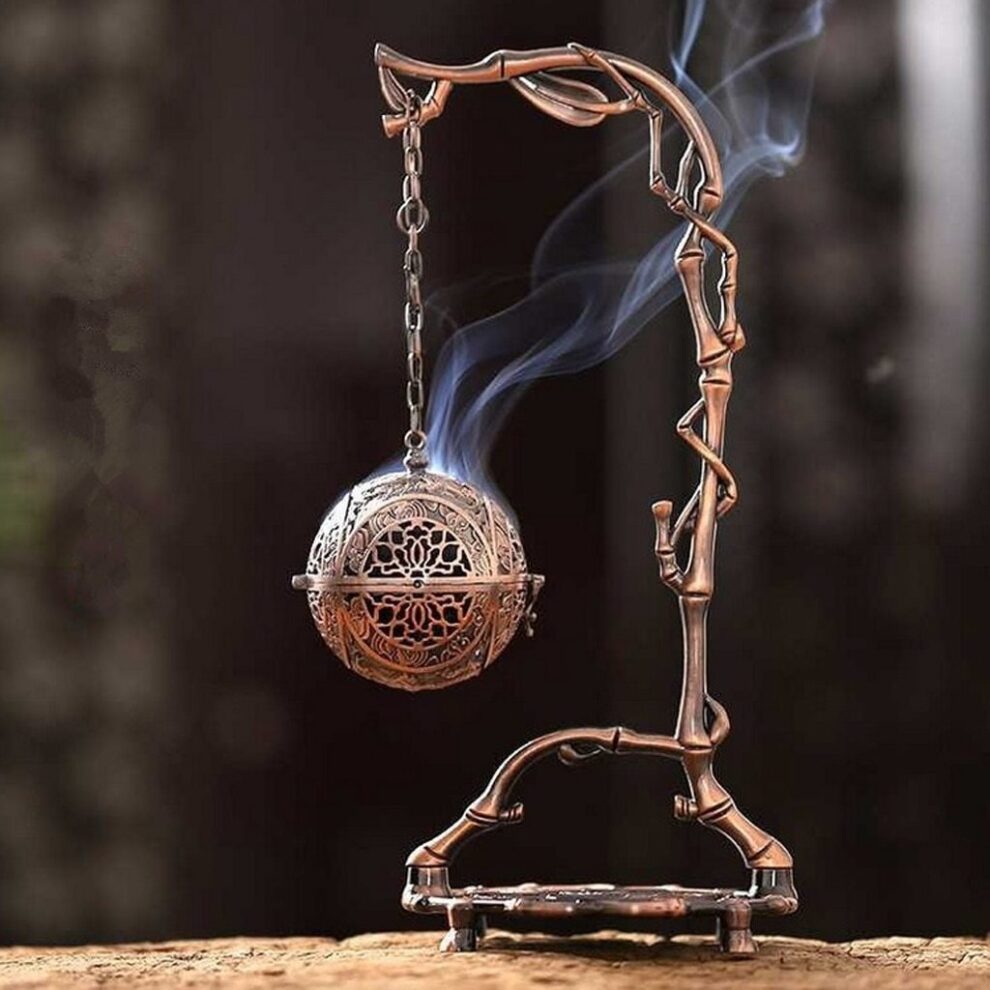 Cool Smoke Hanging Ball Chinese Dragon Incense Burner Holder