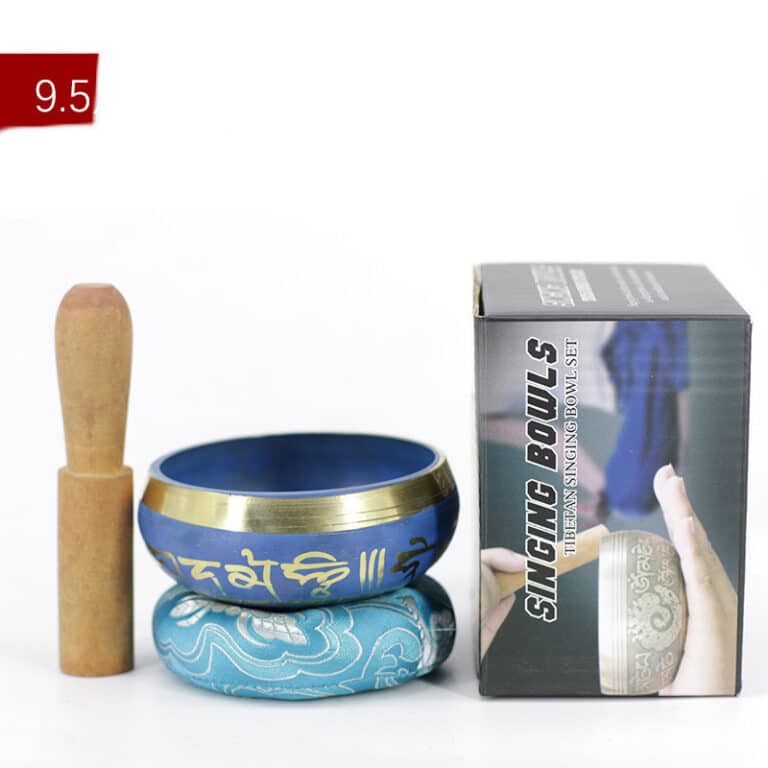 Nepal Handmade Blue Meditation Singing Bowl