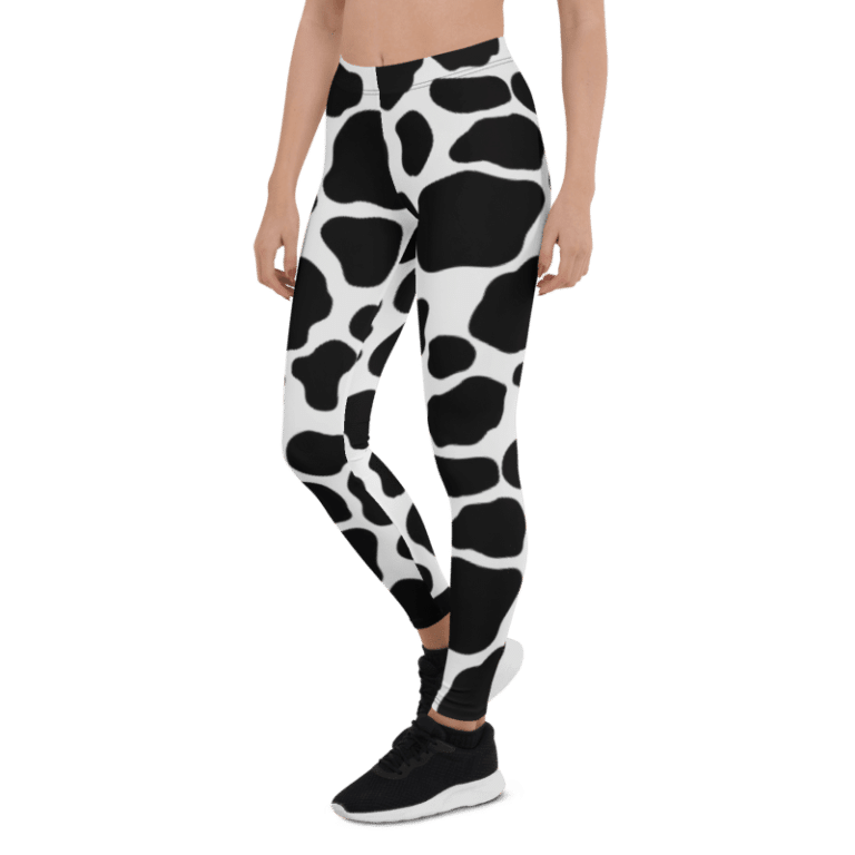 Cow Print Leggings & Yoga Pants