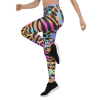 Multicolor Neon Zebra Leopard Leggings & Yoga Pants
