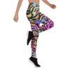 Multicolor Neon Zebra Leopard Leggings & Yoga Pants